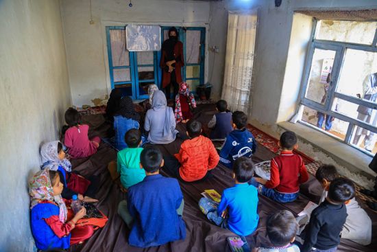 Afghan Children Take General Math Classes Editorial Stock Photo - Stock ...