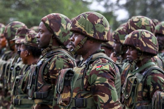 Kenya Defence Forces Kdf Soldiers Parade Editorial Stock Photo - Stock ...