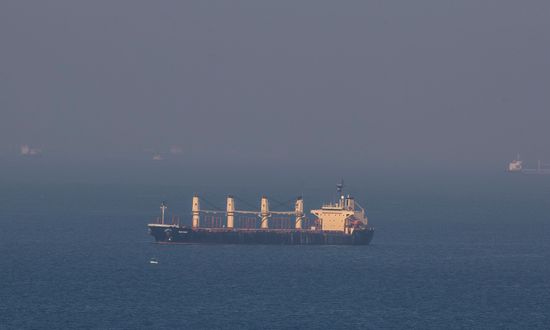 Cargo Ship Rubymar Carrying Ukranian Grain Editorial Stock Photo ...