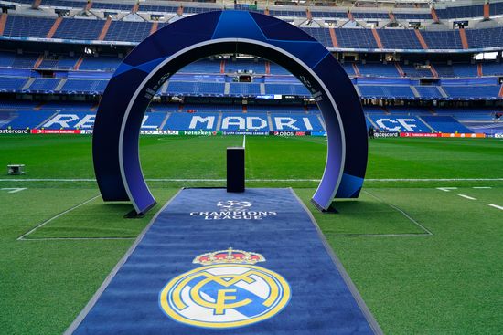 Real Madrid Shield On Field Editorial Stock Photo - Stock Image ...