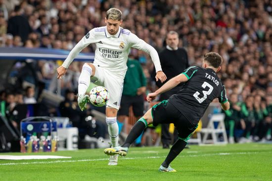 Federico Valverde Real Madrid Action Taylor Editorial Stock Photo ...