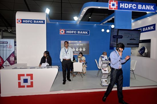 Hdfc Bank Stall Seen Global Investors Editorial Stock Photo - Stock ...