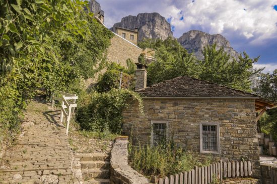 Travel Destination Mikro Papingo Traditional Stone Editorial Stock ...