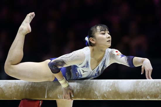 Shoko Miyata Japan Performs On Balance Editorial Stock Photo - Stock ...