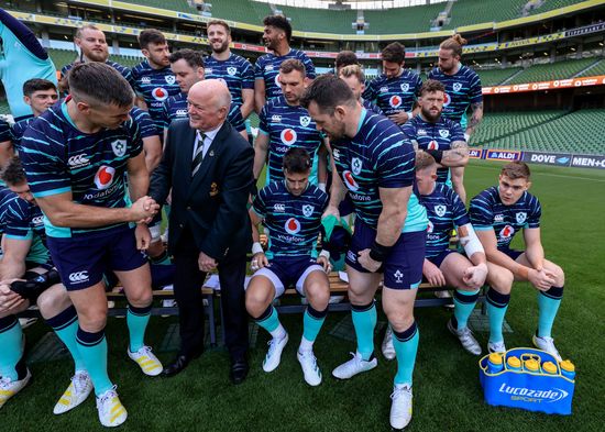 Jonathan Sexton Irfu President John Robinson Editorial Stock Photo ...