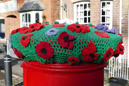 Poppy Post Box Topper On Display Editorial Stock Photo - Stock Image ...