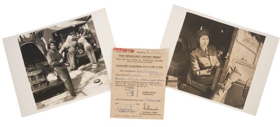 Provisional Driving License Princess Elizabeth When Editorial Stock ...