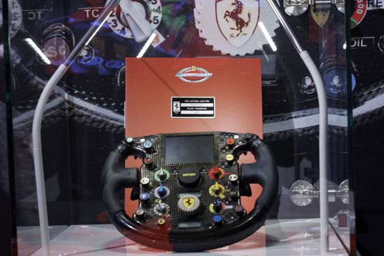 Steering Wheel Formula One Ferrari F2003 Editorial Stock Photo - Stock ...