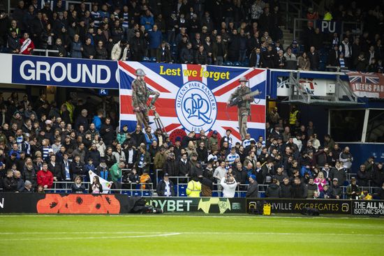 Qpr Fans Flag Remembrance Day Editorial Stock Photo - Stock Image ...