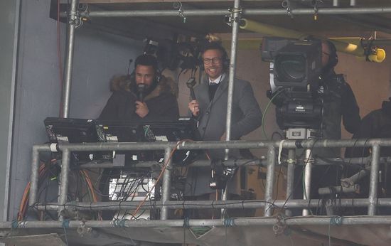 Itv Commentators Andros Townsend Sam Matterface Editorial Stock Photo ...
