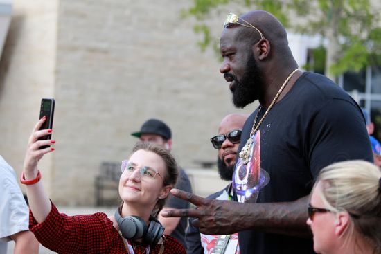 Shaquille Oneal During F1 Grand Prix Editorial Stock Photo - Stock ...