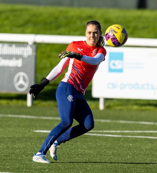 Rangers Womens Goalkeeper Jenna Fife Warms Editorial Stock Photo ...