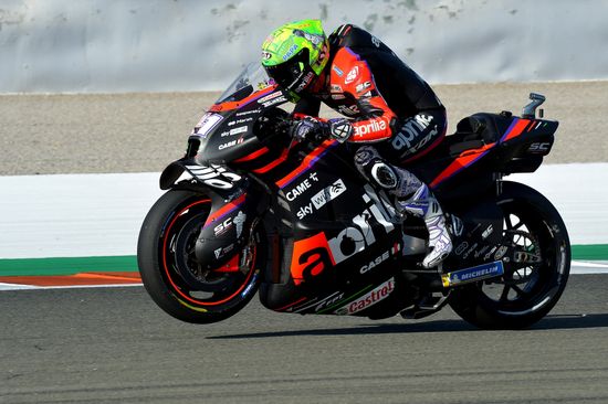 Espargaro Aleix Spa Aprilia Racing Aprilia Editorial Stock Photo ...