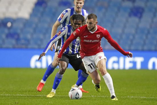 Morecambe Midfielder Dylan Connolly 11 Shields Editorial Stock Photo ...