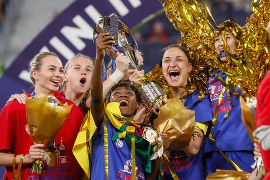 Wfc Cska Moscow Players Celebrate Victory Editorial Stock Photo - Stock ...