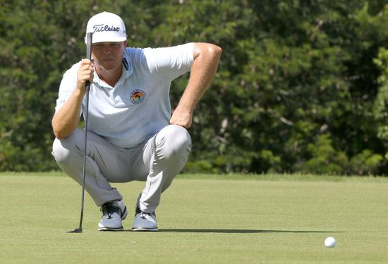 American Golfer Patton Kizzire Action During Editorial Stock Photo ...