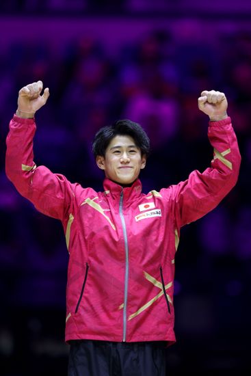 Daiki Hashimoto Jpn Celebrates Winning Gold Editorial Stock Photo ...