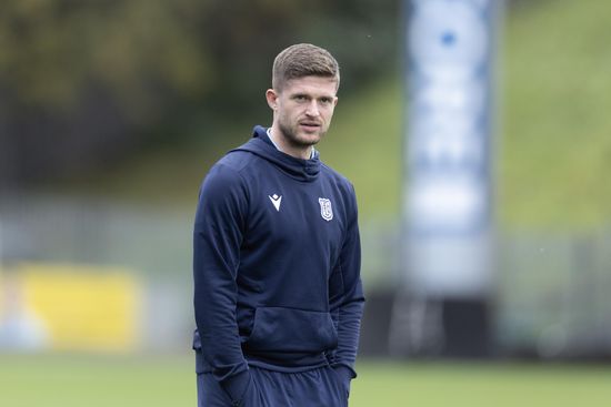 Joe Grayson Dundee Inspects Pitch Before Editorial Stock Photo - Stock ...