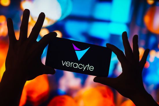 This Photo Illustration Veracyte Logo Displayed Editorial Stock Photo ...