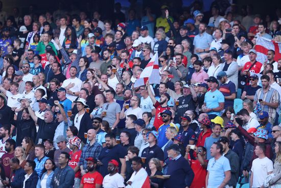 England Fans Sing Their National Anthem Editorial Stock Photo - Stock ...