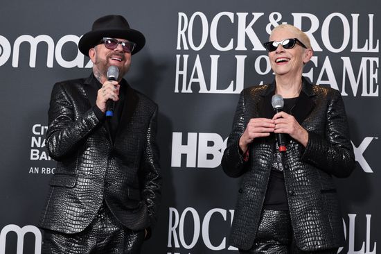 Dave Stewart Annie Lennox Editorial Stock Photo - Stock Image ...