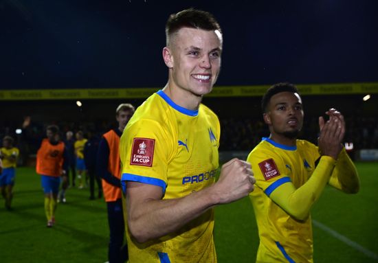 Will Goodwin Torquay United Celebrates After Editorial Stock Photo ...