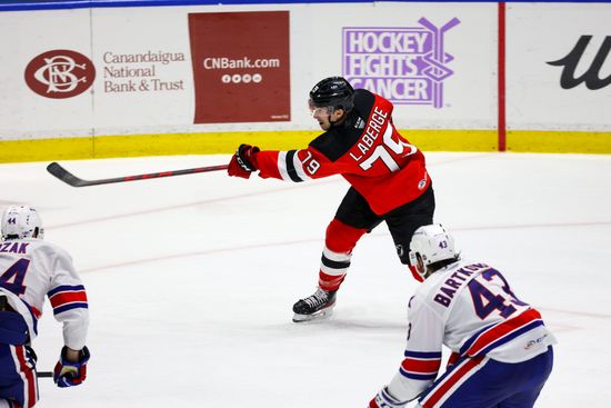 Utica Comets Forward Jeremy Groleau 75 Editorial Stock Photo - Stock ...