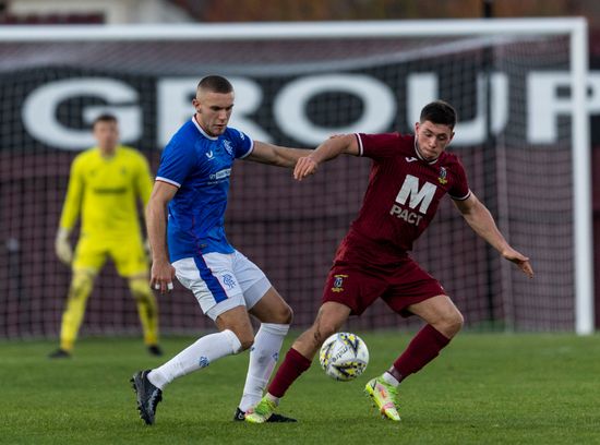 Rangers B Team Defender Lewis Mackinnon Editorial Stock Photo - Stock ...