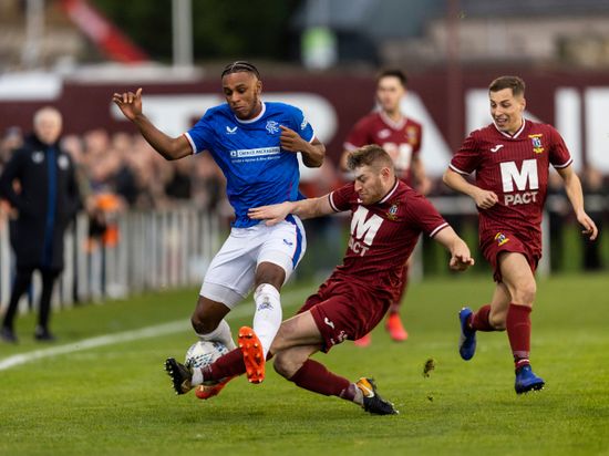 Rangers B Team Forward Zak Lovelace Editorial Stock Photo - Stock Image ...
