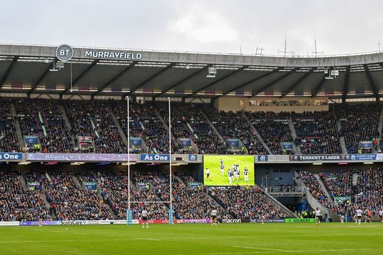 General View Inside Bt Murrayfield Stadium Editorial Stock Photo ...