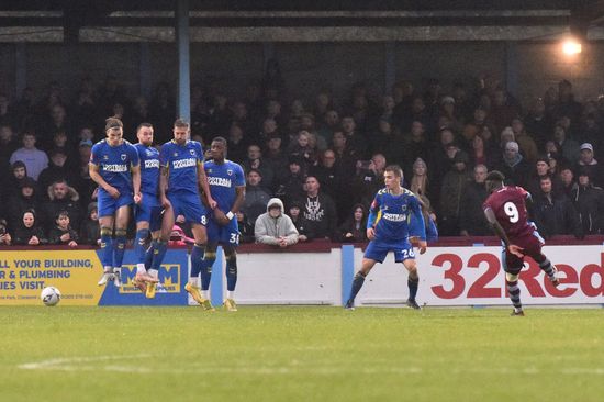 Goal 11 Ahkeem Rose Weymouth Scores Editorial Stock Photo - Stock Image ...