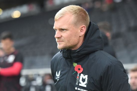 Milton Keynes Dons Manager Liam Manning Editorial Stock Photo - Stock ...