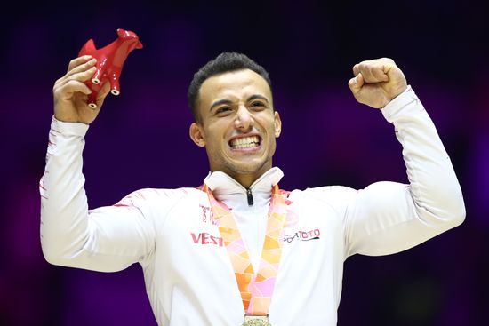 Adem Asil Turkey Celebrates On Podium Editorial Stock Photo - Stock ...