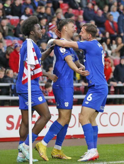Mark Harris Cardiff Celebrates Scoring 1st Editorial Stock Photo ...