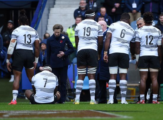 Levani Botia Fiji Winger Flanker Sits Editorial Stock Photo - Stock ...
