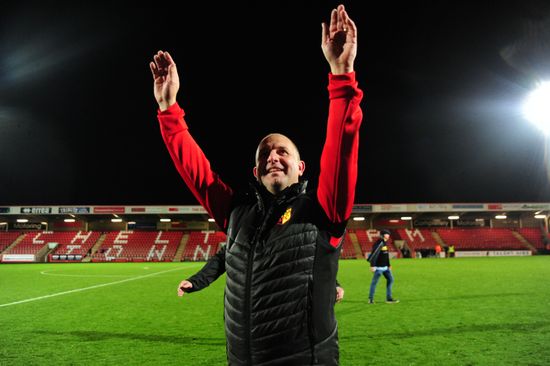 Alvechurch Assistant Manager Richard Colwell Celebrates Editorial Stock ...