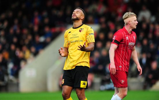 Danny Waldron Alvechurch Comes Close Scoring Editorial Stock Photo ...