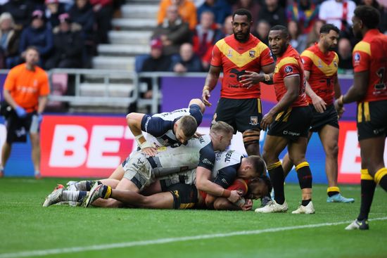 Pile On During 2021 Rugby League Editorial Stock Photo - Stock Image ...