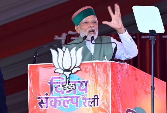 Prime Minister Narendra Modi Campaign Rally Editorial Stock Photo ...