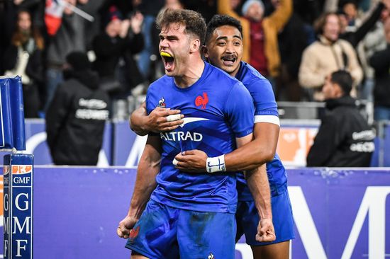 Damien Penaud France Celebrate His Try Editorial Stock Photo - Stock ...
