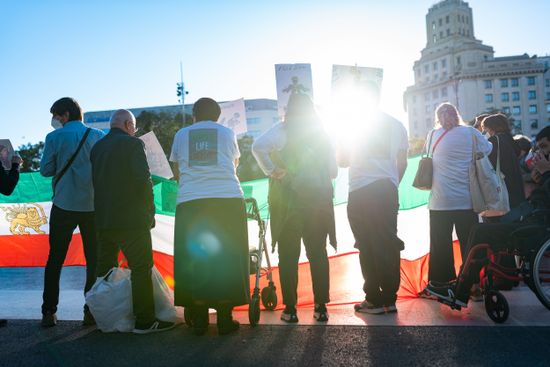 Protesters Hold Placards During Demonstration Demonstrations Editorial ...