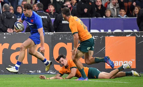 Damien Penaud France Scores Try During Editorial Stock Photo - Stock ...