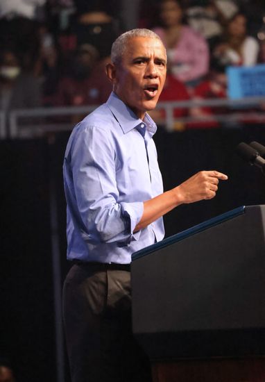 Former President Barack Obama Attends Philly Editorial Stock Photo ...