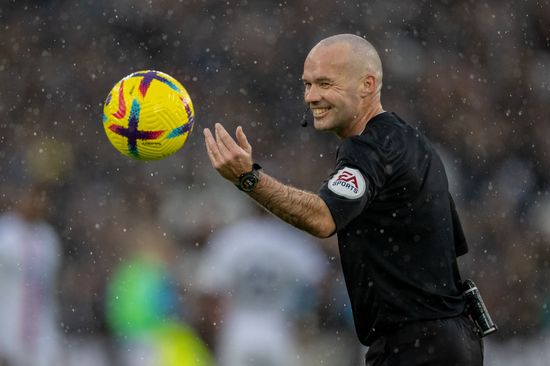 Paul Tierney Referee During Premier League Editorial Stock Photo ...