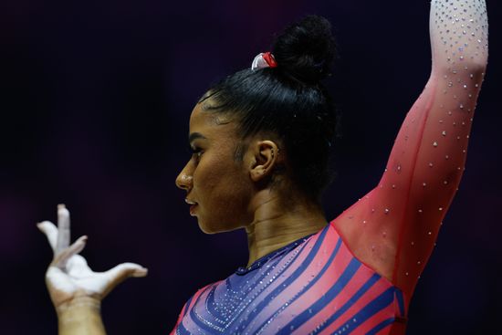 Womens Apparatus Final Floor Jordan Chiles Editorial Stock Photo ...
