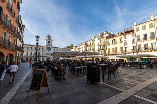 View Torre Dellorologio Piazza Dei Signori Editorial Stock Photo ...