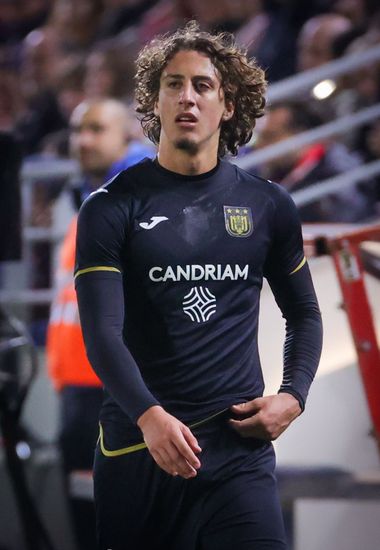 Anderlechts Fabio Silva Looks Dejected During Editorial Stock Photo ...