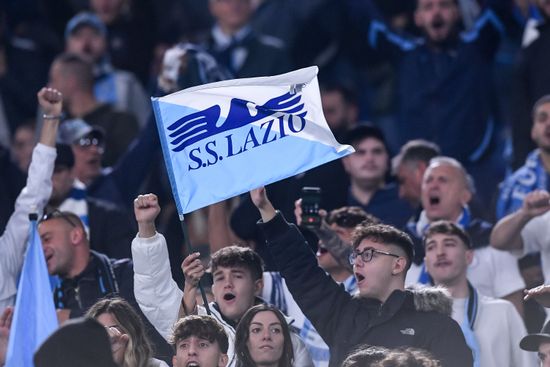 Supporters Ss Lazio Flag During Serie Editorial Stock Photo - Stock ...
