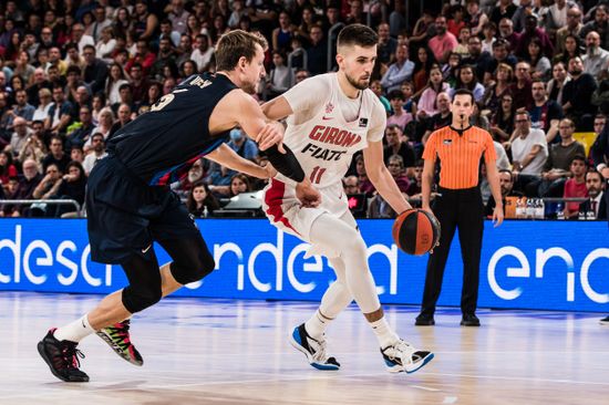 Dusan Miletic Basquet Girona Action During Editorial Stock Photo ...