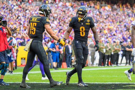 Th Washington Commanders Wide Receiver Dax Editorial Stock Photo ...